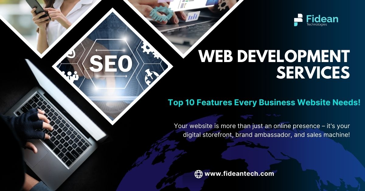 Web development services - Fidean Technologies Web Services